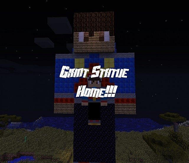 Giant Statue Home Minecraft Map