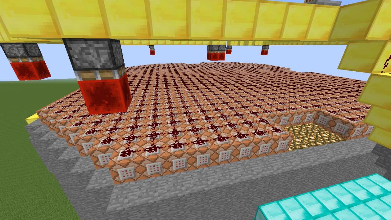 Fully Automatic Spleef Minecraft Map