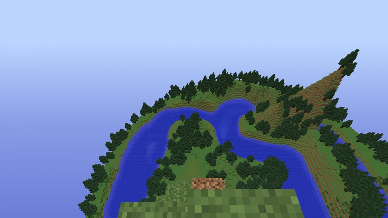 Grassy Mountains Minecraft Map