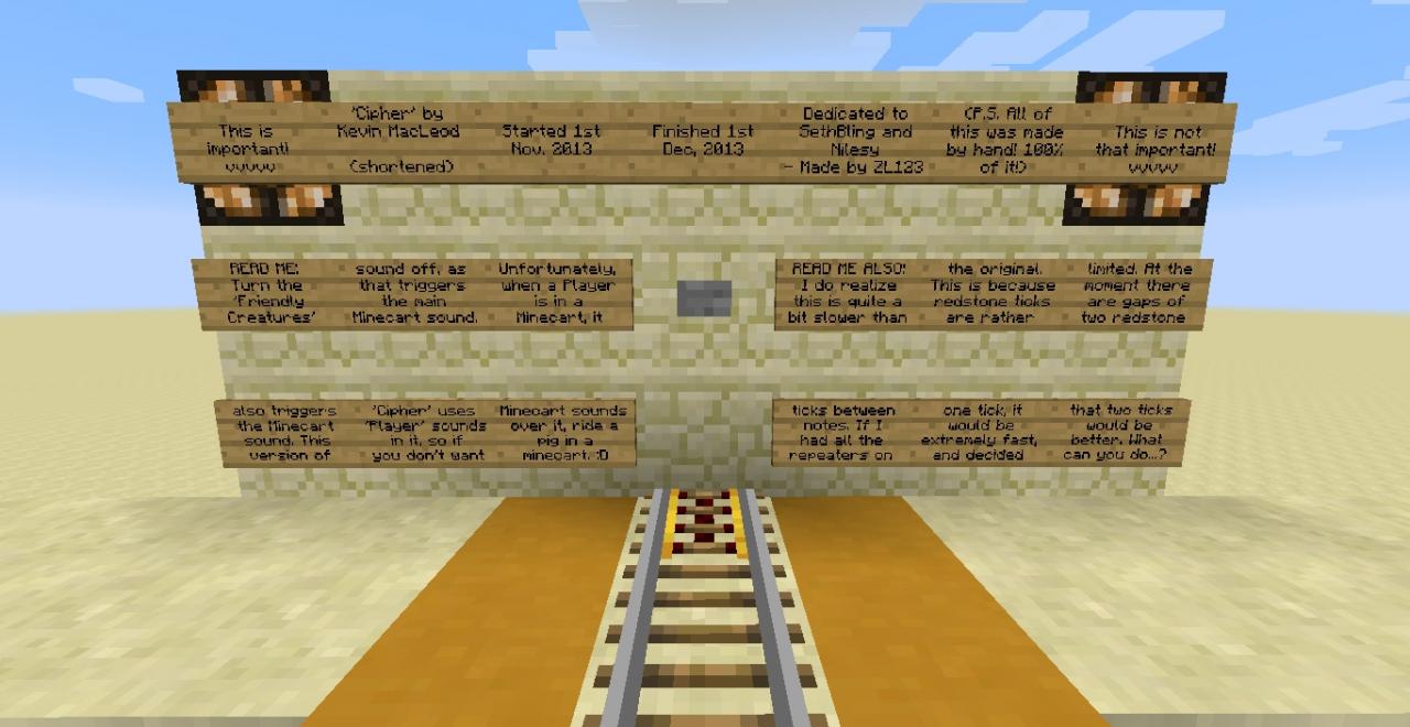 Cipher by Kevin MacLeod in Minecraft Minecraft Map