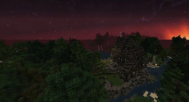 Medieval House + Forest Minecraft Map