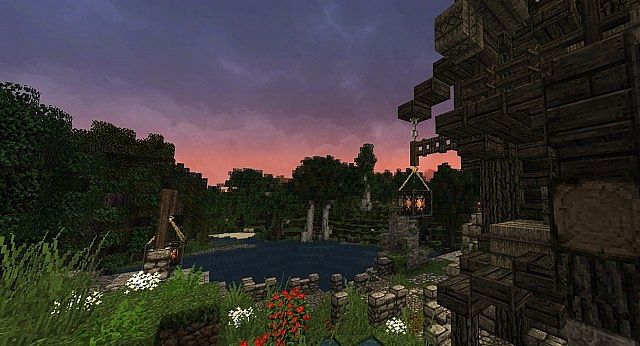 Medieval House + Forest Minecraft Map