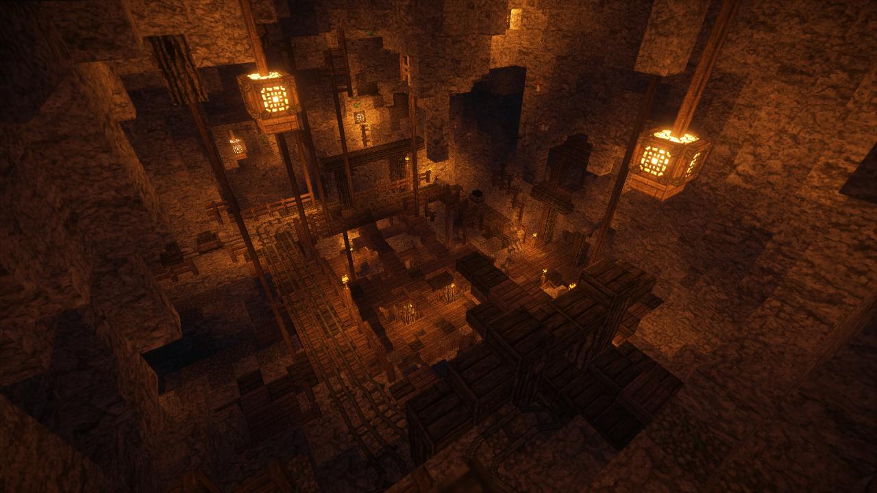 Epic Medieval Mine + [ Download ] Minecraft Map