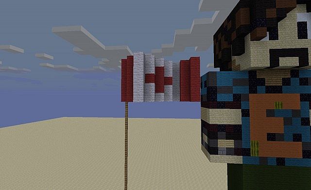 [Fun] Actual Waving Flag in Minecraft! [Waves Like a Real Flag ...