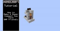 Super Compact Cow Farm!!! Minecraft Map