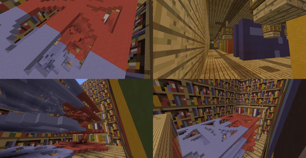 [Paintball map]: Bookshelves Minecraft Map
