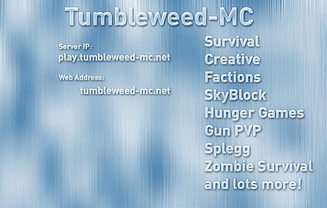 Tumbleweed-MC Minecraft Server