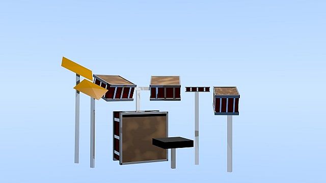 Icee's Minecraft Drumset Minecraft Map