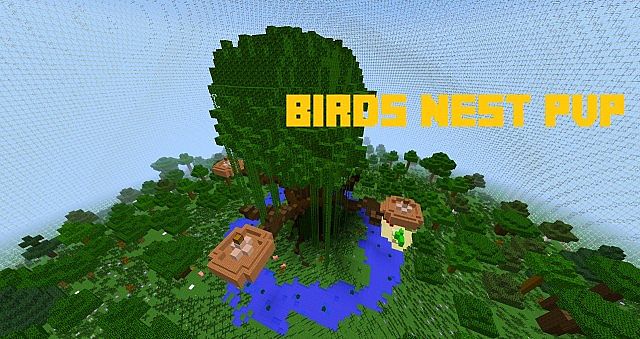 [1.7.4] Birds Nest PVP (An Amazing and Fun PvP Map!!!) Minecraft Map