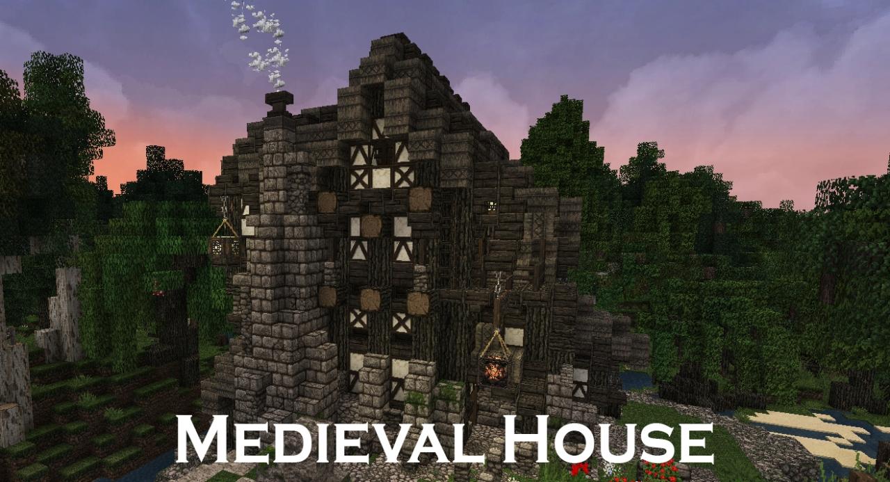 Medieval House + Forest Minecraft Map