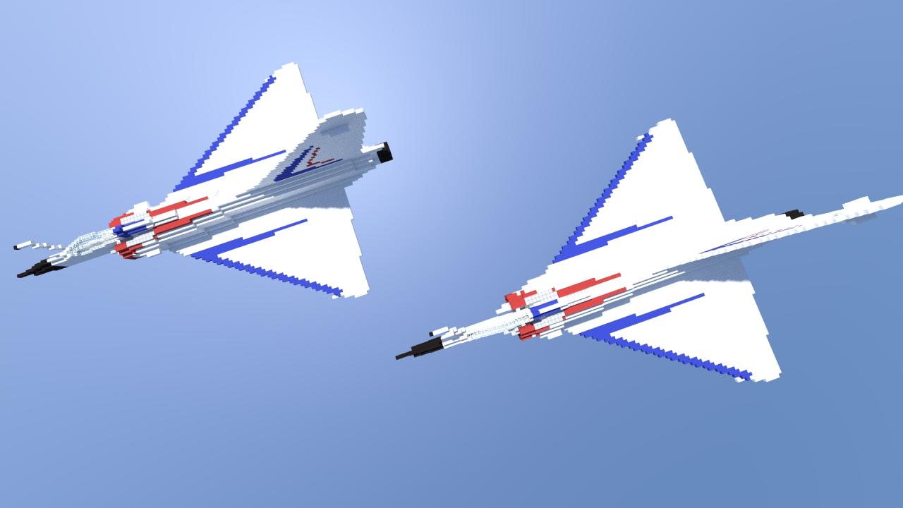 Dassault Mirage 2000-5 Experimental Minecraft Map