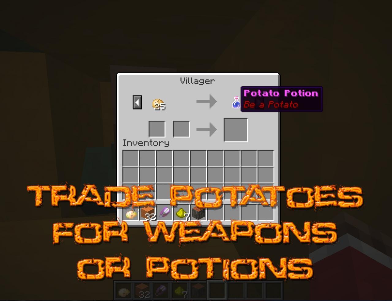 Potato Battle [Minecraft1.7.2/PvPMap] Minecraft Map