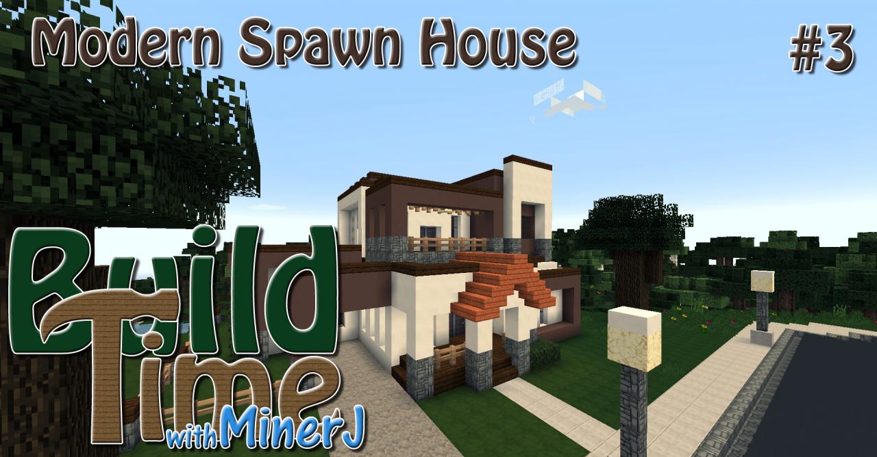 Modern Spawn House Minecraft Map
