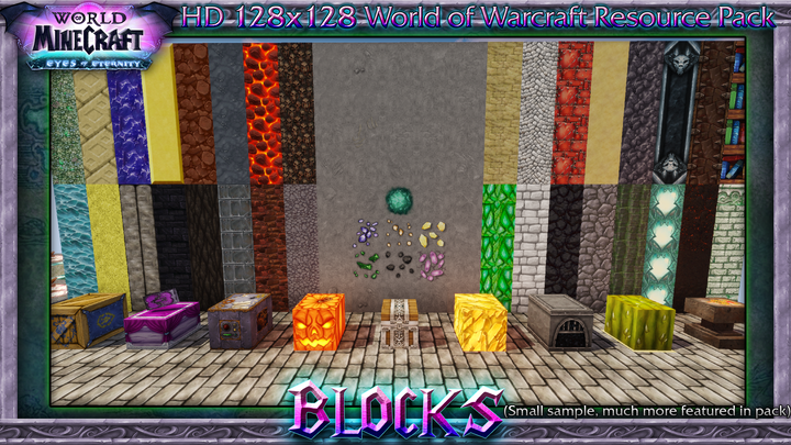 World of Minecraft - HD 128x128 WoW Resource Pack Minecraft Texture Pack