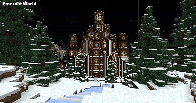 Gingerbread Village [Christmas/Holiday Map] Minecraft Map