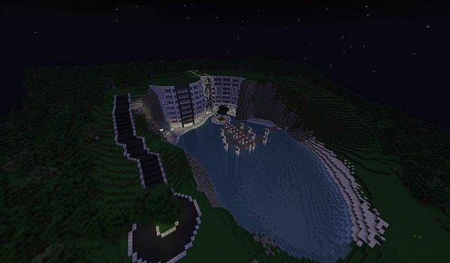 lakeside resort Minecraft Map