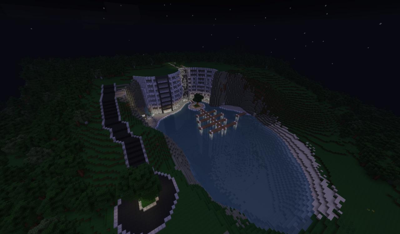 lakeside resort Minecraft Map