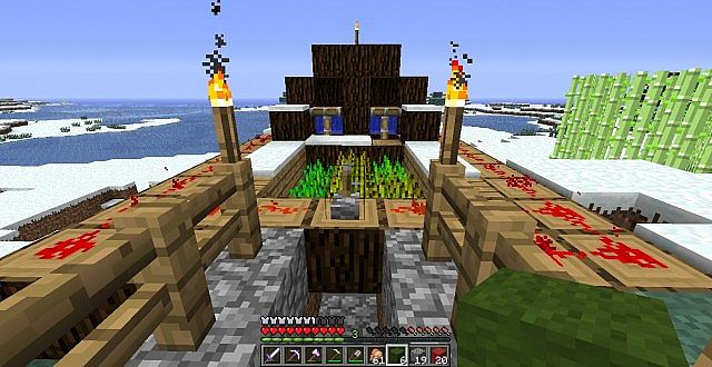 Small Automatic Wheat Farm Minecraft Map