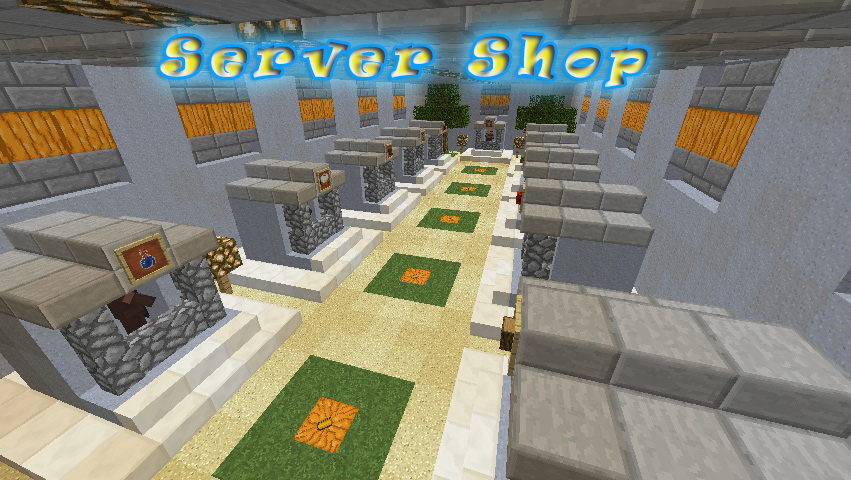 Server Shop (No Plugin, No mods, All versions] [AntoS] Minecraft Map