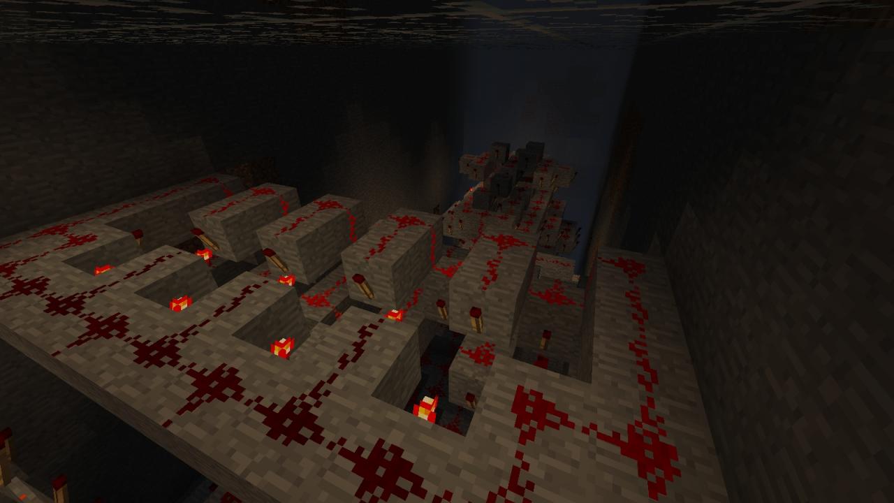 Most Large And Pointless Redstone Pulser Ever Minecraft Map