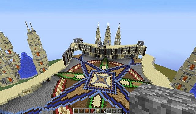 Dynamic Complex Portal Hub Spawn Minecraft Map