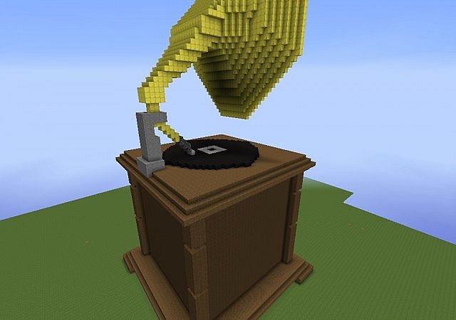 Phonograph Machine (Record Player) Minecraft Map