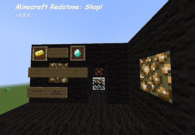 Redstone: The Shop Minecraft Map