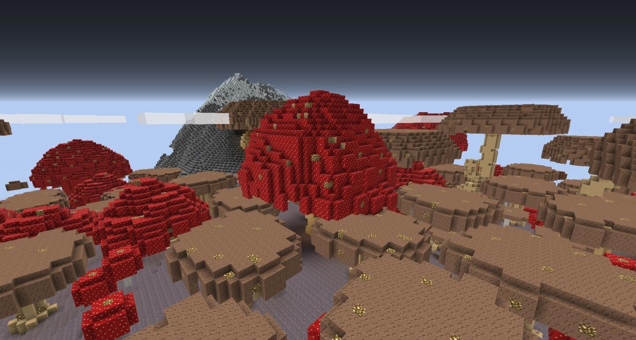 Custom Mushrooms Minecraft Map