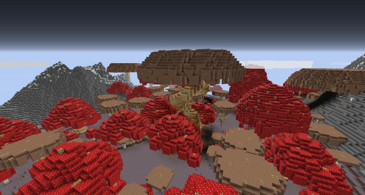 Custom Mushrooms Minecraft Map
