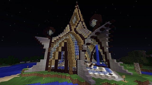 Elven Enchantment Hall Minecraft Map