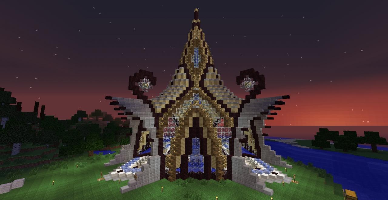 Elven Enchantment Hall Minecraft Map