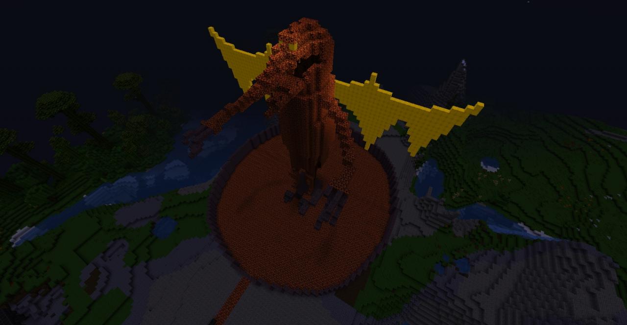 Dragon Schematic Minecraft Map