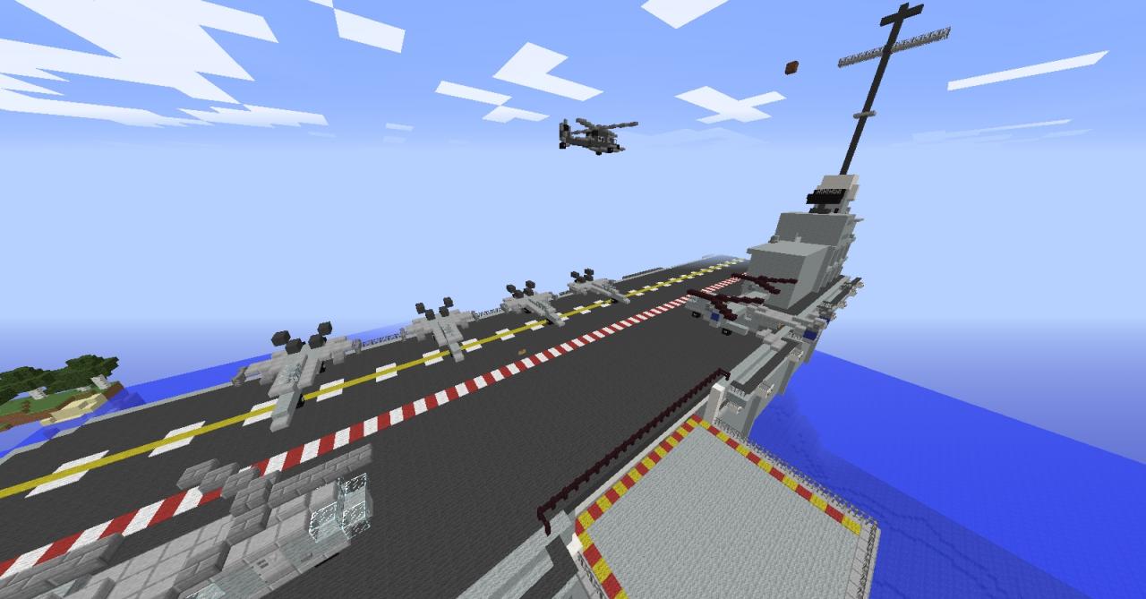 U.S.S. Wasp Minecraft Map