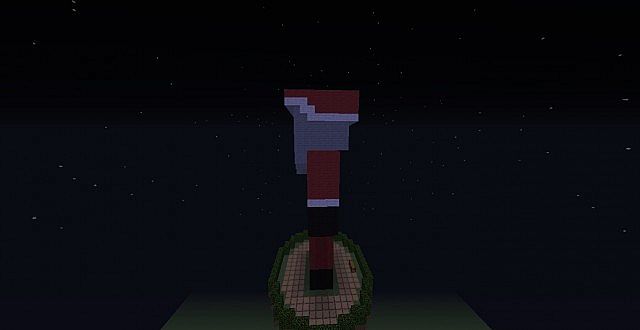SANTA STATUE Minecraft Map