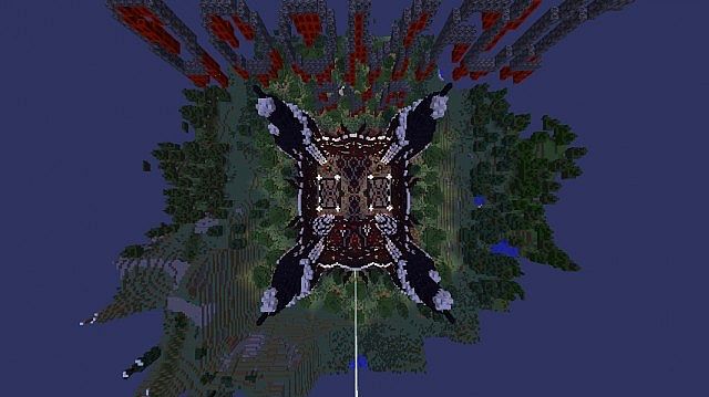 Hell/Nether-Themed Spawn for Doomful PvP Minecraft Map
