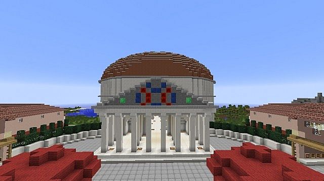 Roman Colosseum and Pantheon Minecraft Map