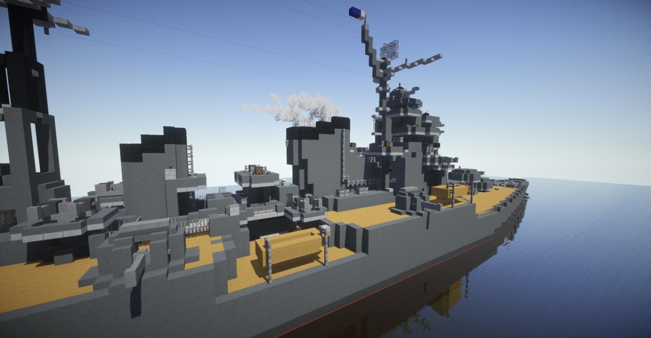 IJN Nachi & Myoko Heavy Cruisers Minecraft Map