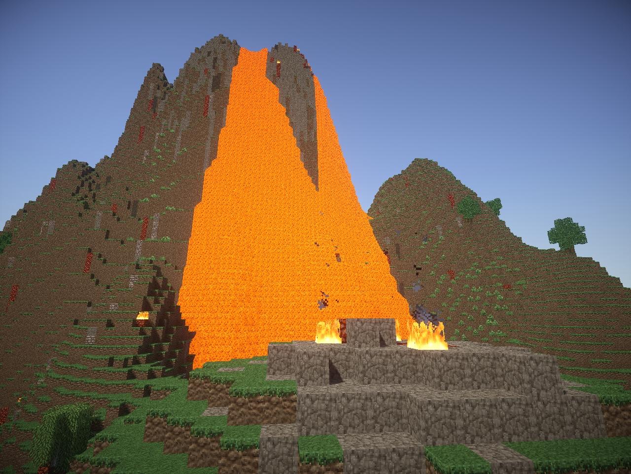 volcano Minecraft Map