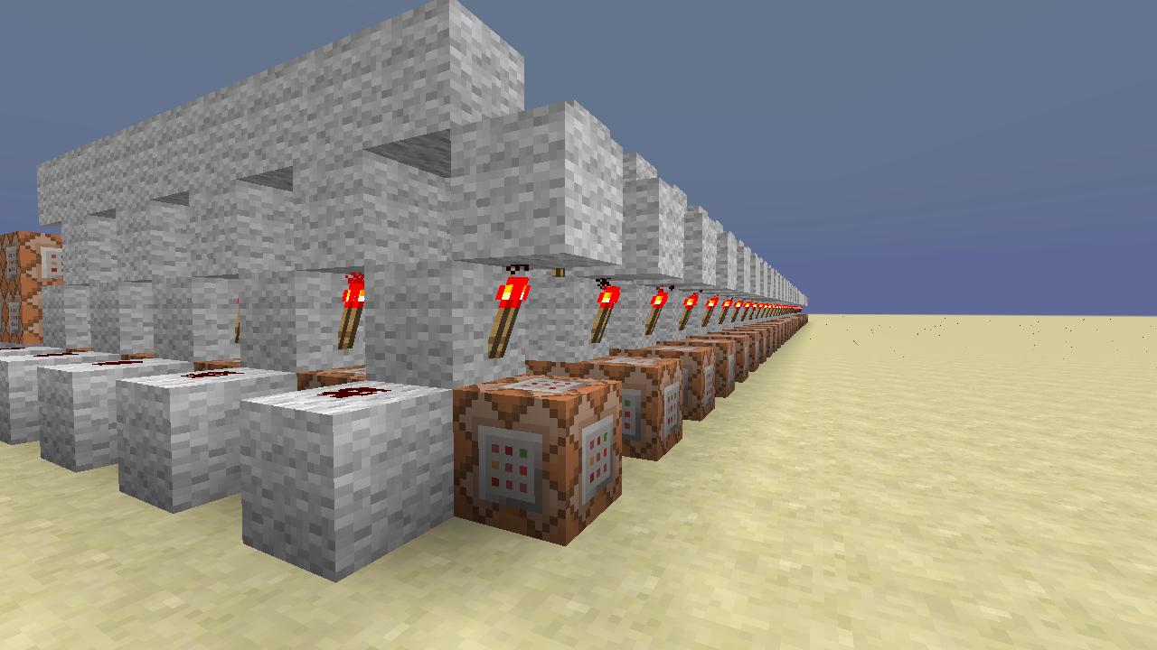 Very fast command block RAM Minecraft Map