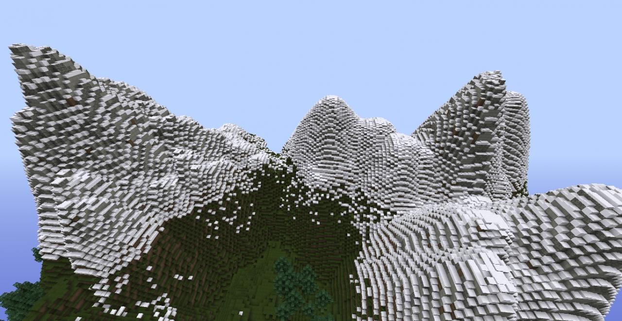 Chrystal Lake and the Oregon Mountains Minecraft Map