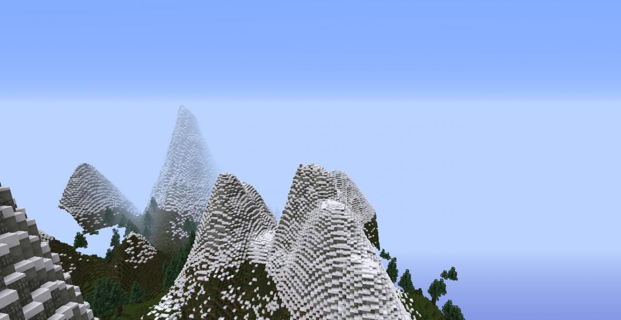 Chrystal Lake and the Oregon Mountains Minecraft Map