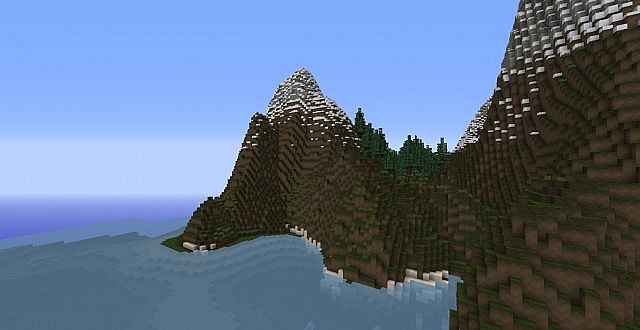Chrystal Lake and the Oregon Mountains Minecraft Map
