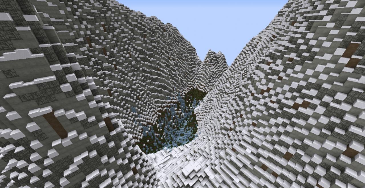 Chrystal Lake and the Oregon Mountains Minecraft Map