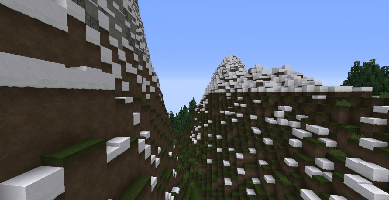 Chrystal Lake and the Oregon Mountains Minecraft Map