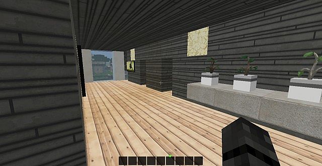 modern 20x16 house Minecraft Map