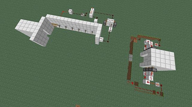2 Simple Redstone Doors Minecraft Map