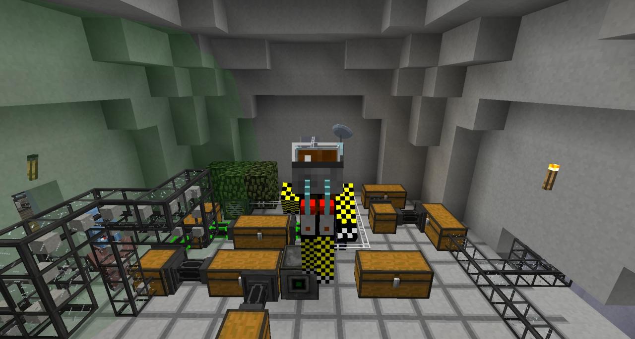 Auto Mining Machine on the moon!!! Minecraft Map