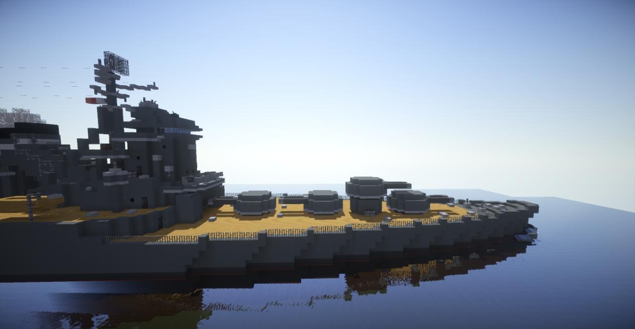 IJN Tone Heavy Cruiser Minecraft Map