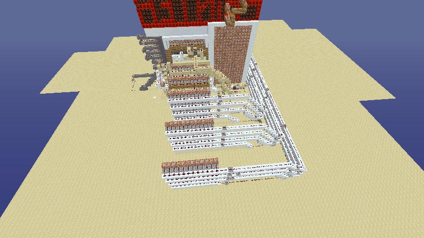 Redstone printer/painter For version 1.7 Minecraft Map