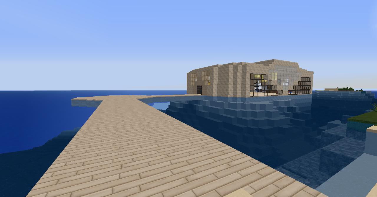 Modern House: Desert Minecraft Map